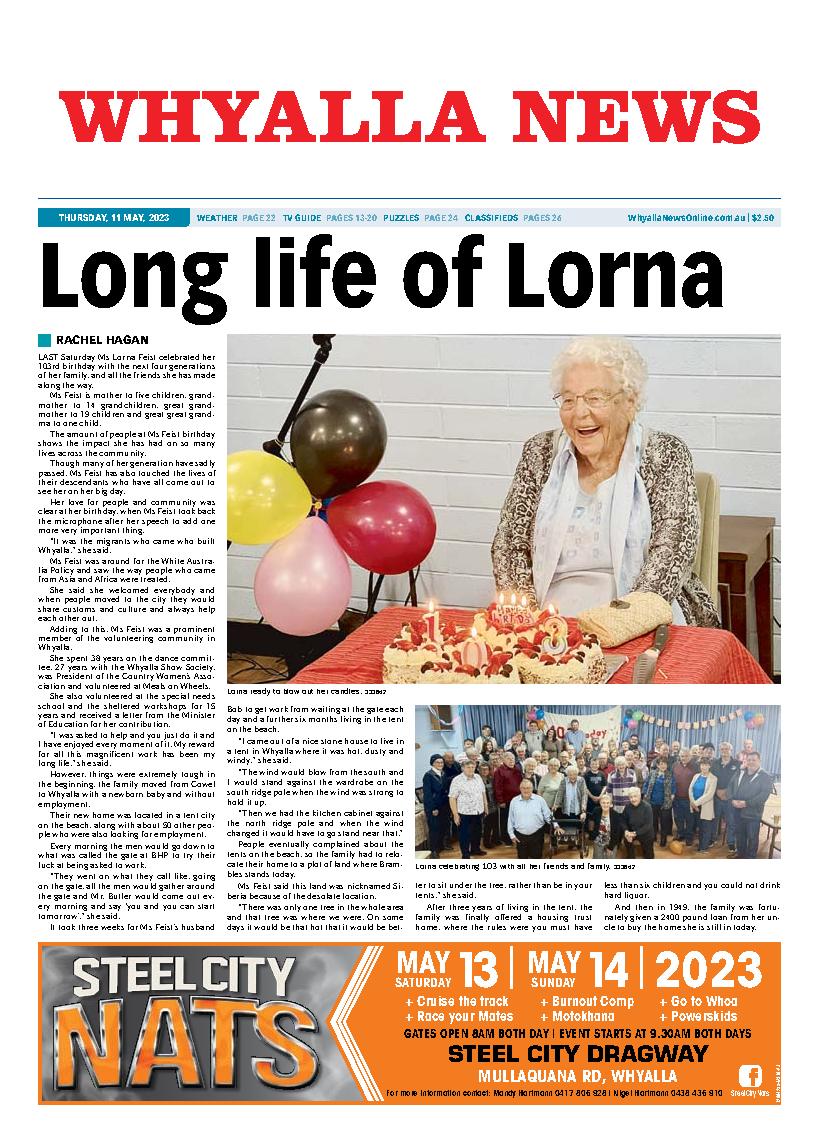 The Whyalla News - 11th May 2023 | The Whyalla News