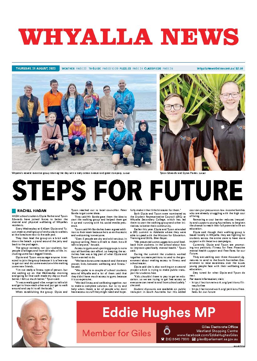 The Whyalla News - 31st August 2023 | The Whyalla News