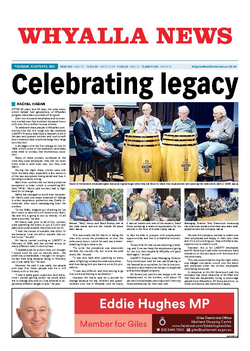 The Whyalla News - 12th October 2023 | The Whyalla News