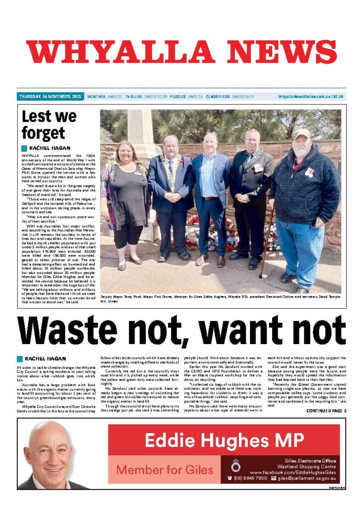 The Whyalla News - 16th November 2023 | The Whyalla News