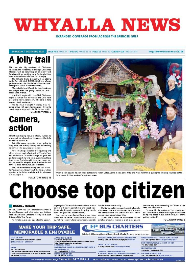 The Whyalla News - 7th December 2023 | The Whyalla News