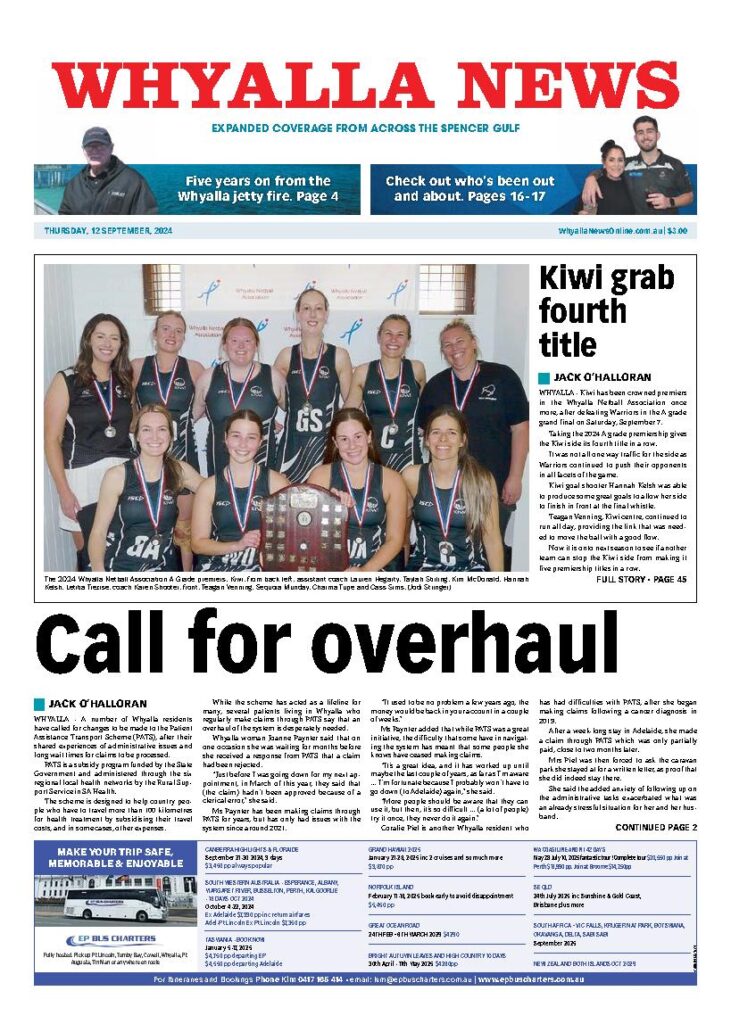 The Whyalla News - 12th September 2024 | The Whyalla News