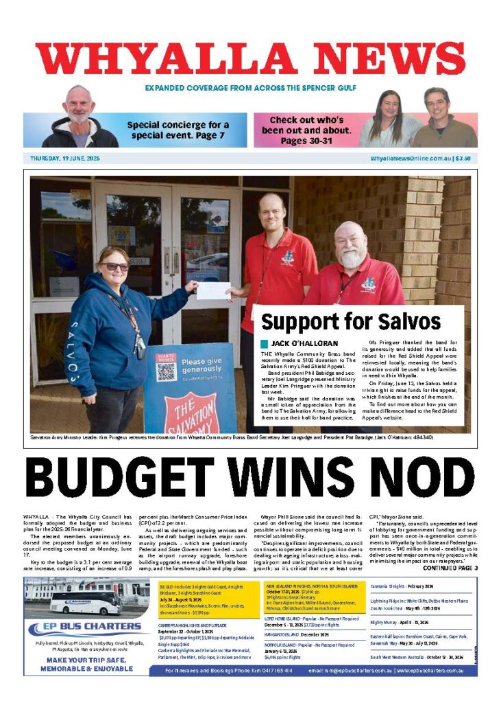 The Whyalla News - 19th June 2025 | The Whyalla News